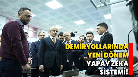Demiryollarında Yeni Dönem Yapay Zeka Sistemi Afyon Haber Odak Gazetesi Son Dakika