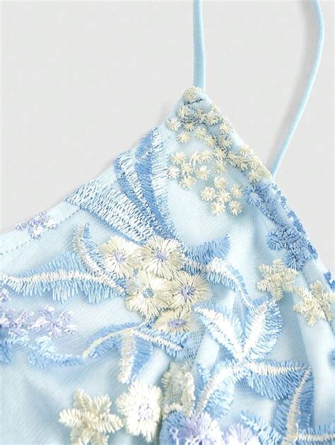 ROMWE Fairycore Women S Lace Decorated Mesh Cami Top SHEIN USA