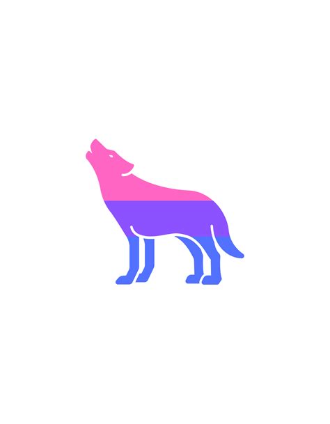 Bisexual Pride Wolf Bisexual Bisexual Pride Wolf Art