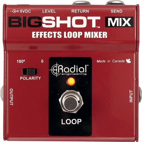 Tonebone Bigshot Mix Effects Loop Switch Pedal
