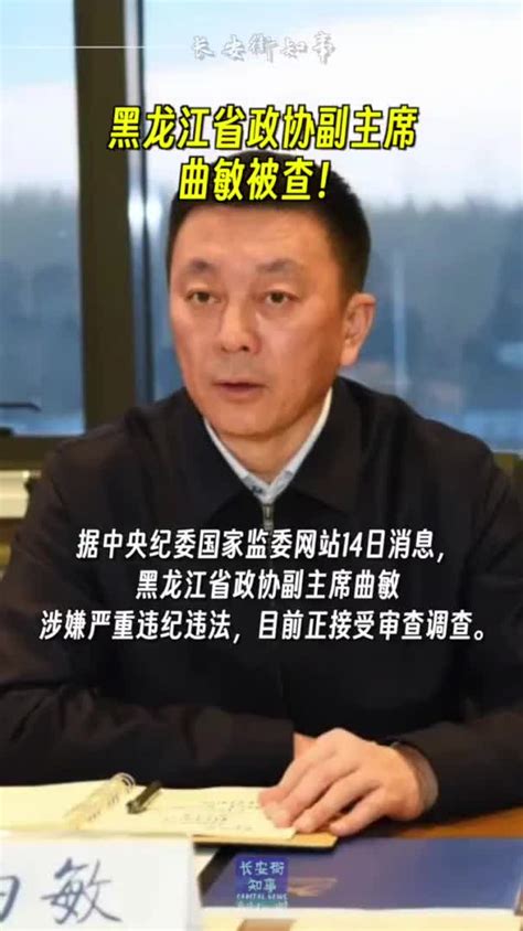 打虎！黑龙江省政协副主席曲敏被查 手机新浪网