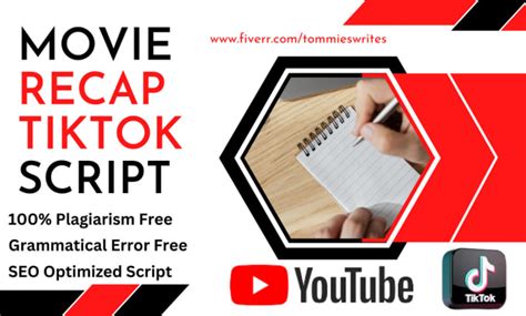 Write Movie Recap Script Tiktok Video Script Youtube Script And Funny