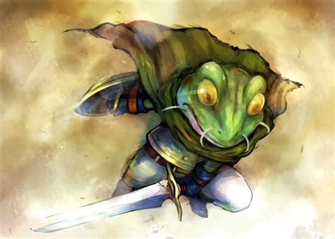 Frog Chrono Trigger Drawn By Kara Color Danbooru