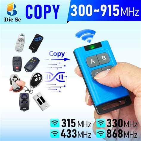 8 Channel Universal Clone Remote Control 8 Buttons Copy Remote Control Supports RF 315MHz