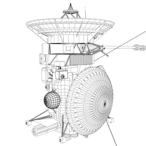 Cassini Spacecraft Diagram