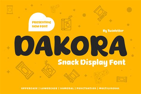 Dakora Snack Display Font Free Download Fancy Fonts