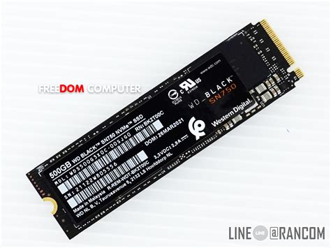 SSD SSD 500GB WD BLACK SN750 NVMe M.2 2280 (5Y) WDS500G3X0C Gen 3 (MS6 ...