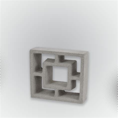 Cobogó Modelo Vintage Cinza Plataforma Artefatos De Concreto