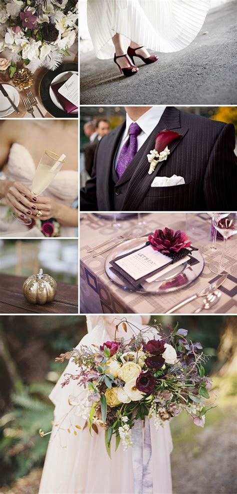 Burgundy And Gold Wedding Color Palette Junebug Weddings Gold Wedding Colors Wedding Colors