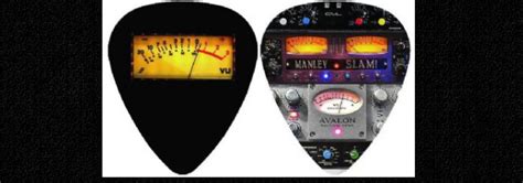 Vu Meter And Audio Nerd Guitar Pick 2 Sided Pickbay