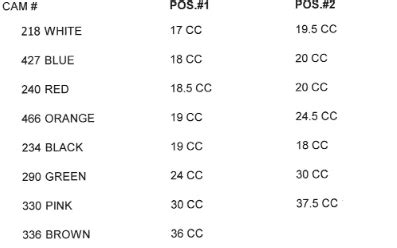 Pump Cam Chart Vs Fuel Volume Carbination Lounge