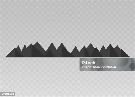 산 실루엣 감상할 수 있습니다 벡터 바위 언덕 지형 벡터 산 실루엣에 고립 된 흰색 배경 조 경 디자인에 대 한 설정 0명에 대한 스톡 벡터 아트 및 기타 이미지 Istock