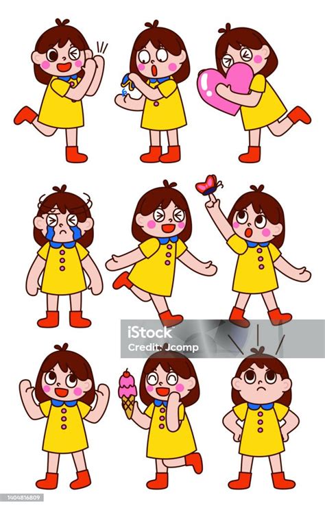 만화 벡터 일러스트 레이 션 감정 인간의 얼굴 게임을위한 인간의 얼굴 표정 얼굴 표현에 대한 스톡 벡터 아트 및 기타 이미지 얼굴 표현 개성 개념 개체 그룹 Istock