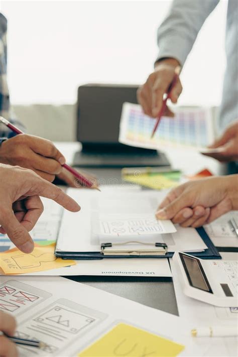 Ux Developers Or Company Employees Design User Interfaces Or Ui Prototypes For Mobile