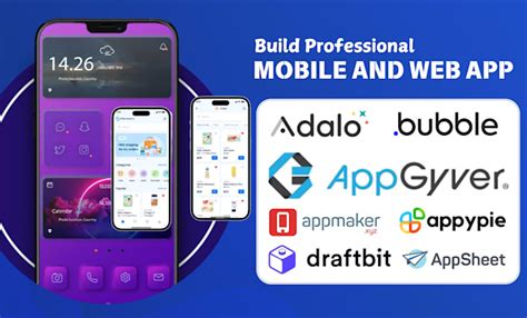 Develop Mobile App With Adalo Bubble Appgyver Appmaker Appypie Draftbit Appsheet By Tech Expertc