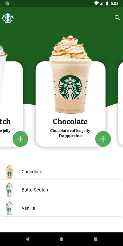 GitHub J J Gajjar FLUTTER StarBuck Simple UI With CustomPainter