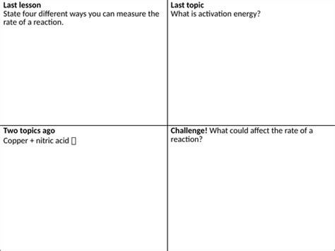 Gcse Collision Theory Lesson Teaching Resources