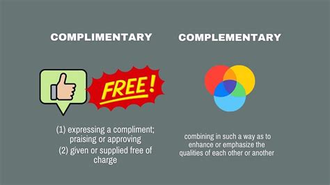 Complimentary Vs Complementary Which One Should You Use Capitalize