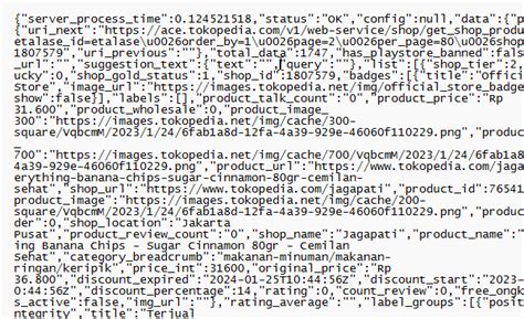 Studi Kasus Convert Json File Dari Ecommerce Menjadi Data Excel Part
