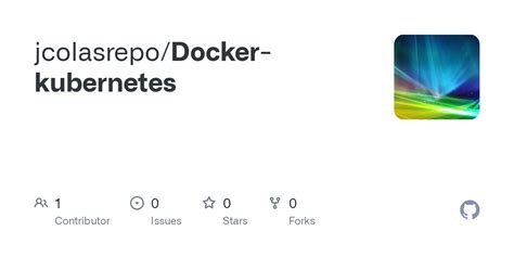 Github Jcolasrepo Docker Kubernetes