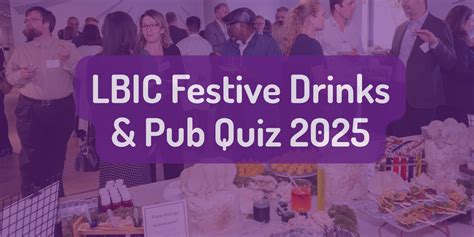 Lbic Festive Drinks And Pub Quiz Client Only The London Bioscience