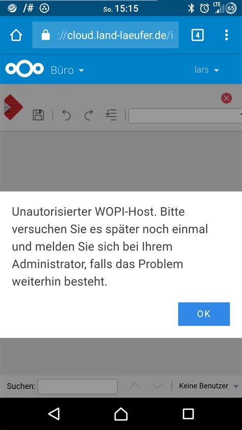 Unauthorized Wopi Host 📄 Office Nextcloud Community
