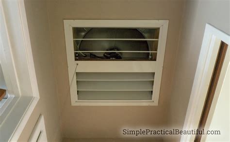 Diy Whole House Fan Simple Practical Beautiful