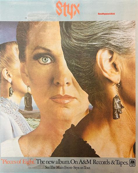 1978 Original Styx Pieces Of Eight Album Release Music Industry