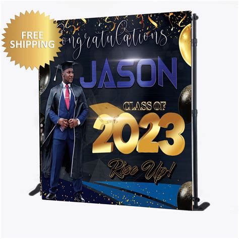 Photo Graduation Backdrop Class Of 2023 Backdrop Class 2023 Step And
