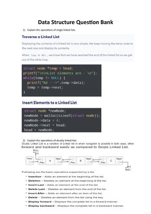 Data Structures Short Notes Data Structures And Algorithms Studocu