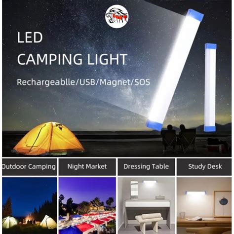 Jual Lampu Emergency Led 80w 52cm Lampu Belajar Pengisian Usb Lampu