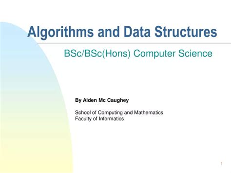 Ppt Algorithms And Data Structures Powerpoint Presentation Free