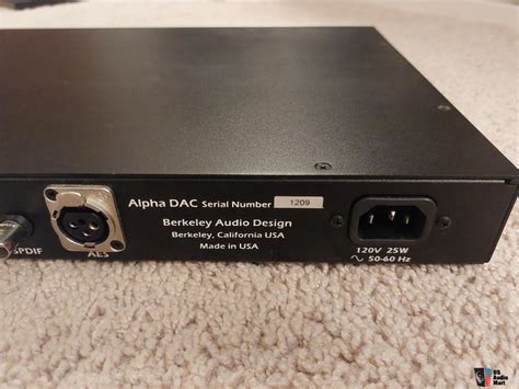 Berkeley Audio Design Alpha Dac Series 1 Photo 3977033 Uk Audio Mart