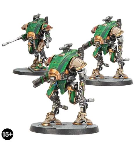 Legions Imperialis Armiger Knights Helverin And Warglaives Squadron