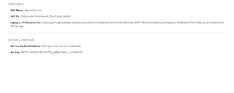Where To Find The Workspace Id On Watson Console Stack Overflow