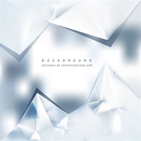 Light Gray Triangle Polygonal Background