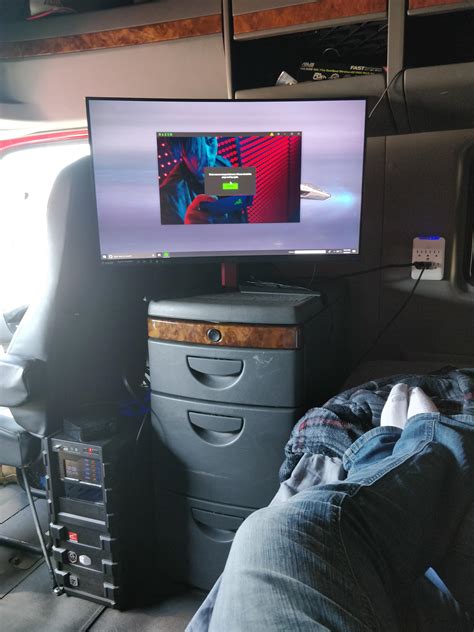 Pc Setup In Semi Truck R Pcmasterrace