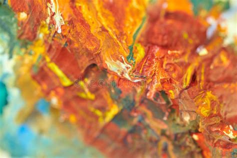 Abstract Texture With Random Color Spots And Smears Stock Image Image