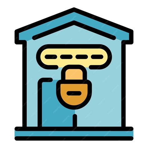 Premium Vector Home Password Icon Outline Home Password Vector Icon Color Flat Isolated