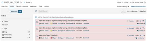 Sonarqube 96 Upgrade 99 Issues Disappear Sonarqube Server Community Build Sonar Community