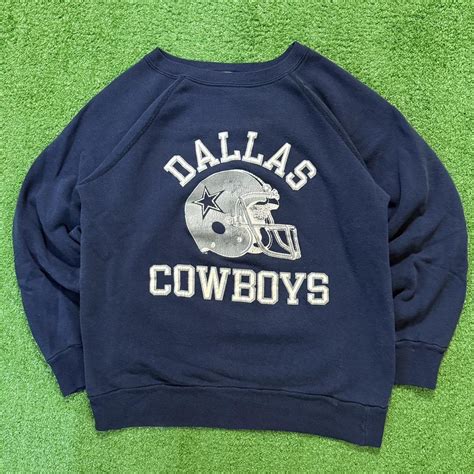 Vintage 80s Champion Dallas Cowboys Nfl Crewneck Depop
