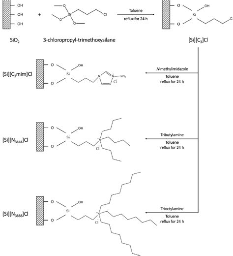 Schematic Representation Of The Preparation Of Sils Their Chemical