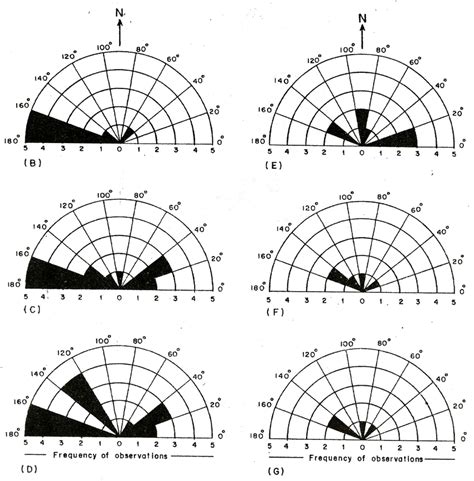 Rose Diagram Of Lineaments Inferred From The Image At Selected