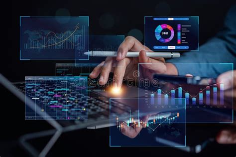 Analyst Working With Computer In Business Analytics And Data Management