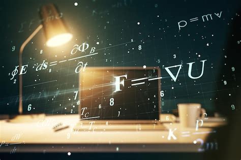 Premium Photo Creative Scientific Formula Illustration On Modern