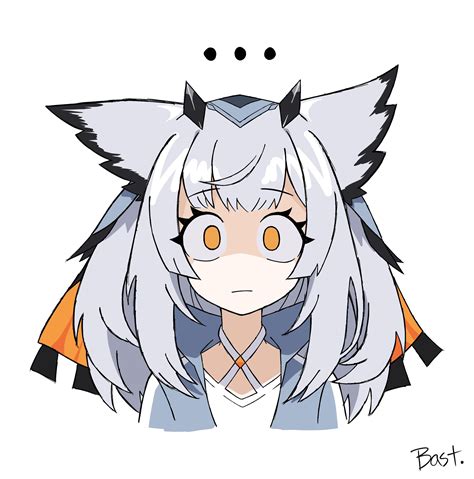 Ptilopsis Arknights Drawn By Bastetris Danbooru