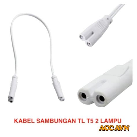 Jual Kabel Cable Power Sambungan Lampu TL CM T Fitting KAP Led T T Shopee Indonesia