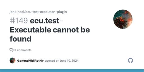 ecu test executable cannot be found · issue 149 · jenkinsci ecu test