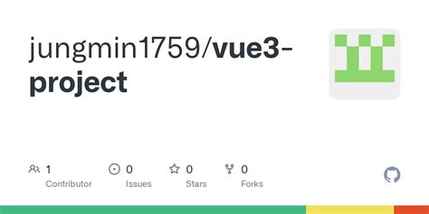 Github Jungmin1759vue3 Project