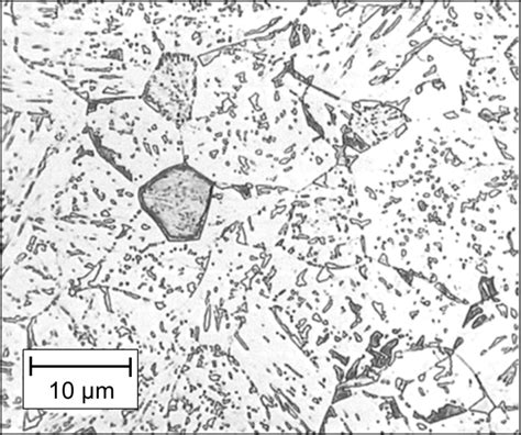 Upper Bainite Microstructure